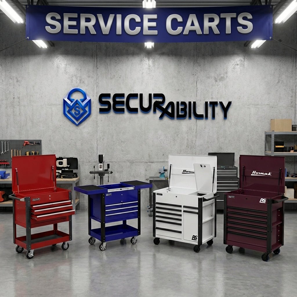 High-Quality Service Carts for Workspaces | Securability